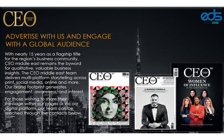 Advertising opportunities in CEO Middle East