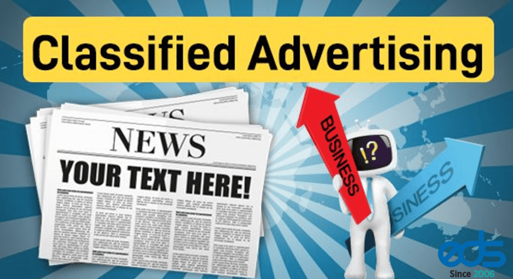 Classified Newspaper Advertising in Dubai UAE, Classified Ads Agency