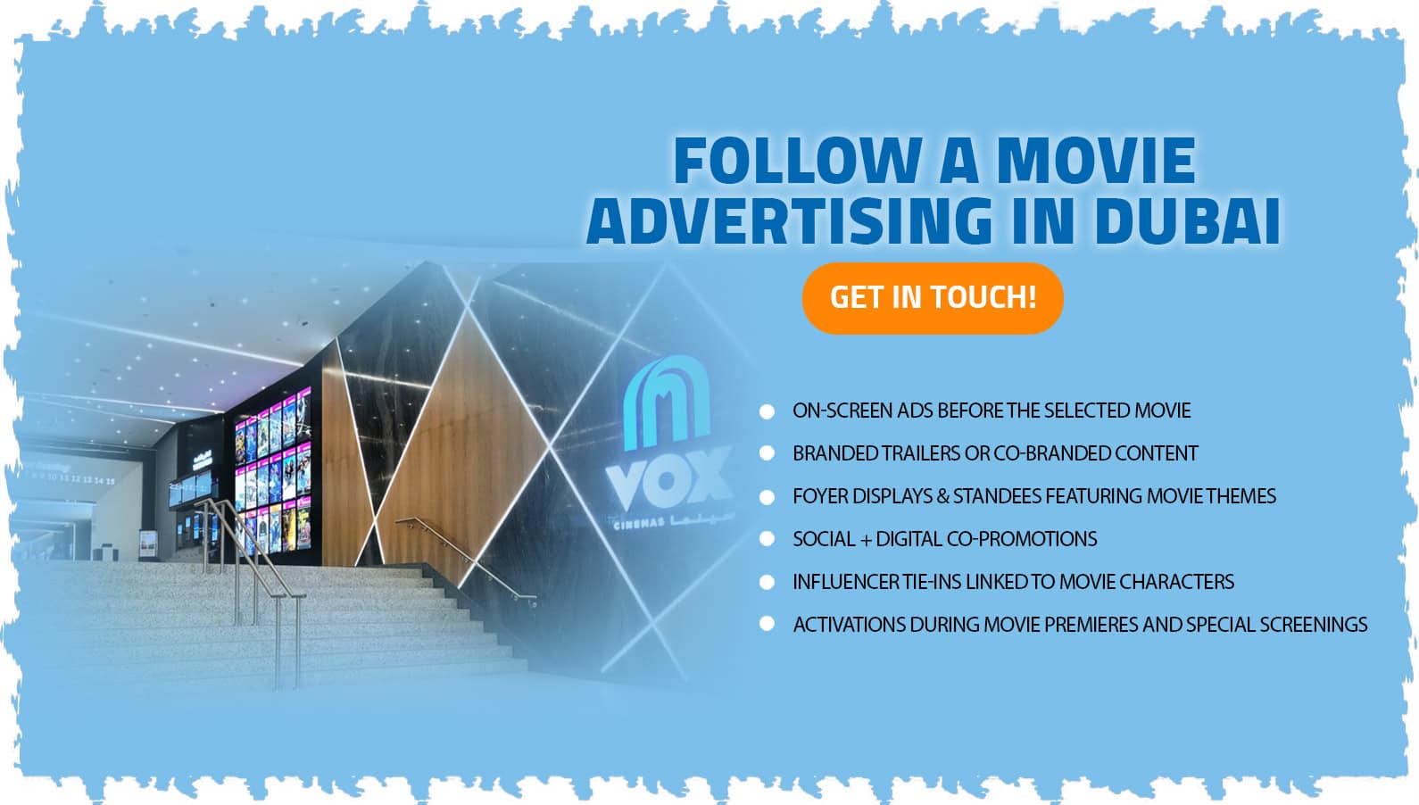 Follow a Movie Advertising in Dubai | Movie-Themed Branding & In-Cinema ...
